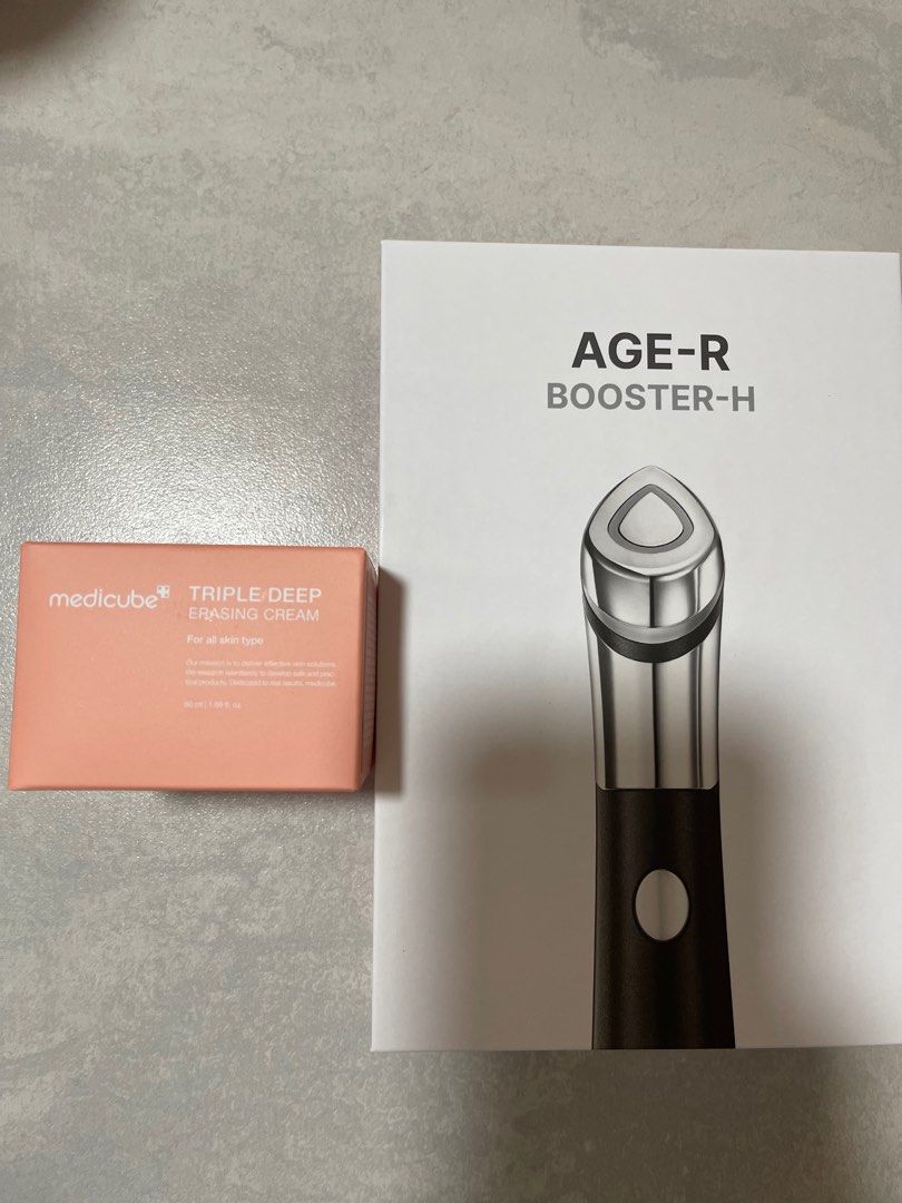 Medicube Age-R Booster-H with triple deep erasing cream, Beauty ...