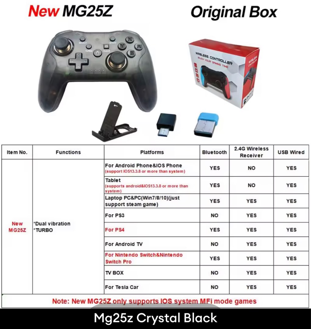 Mg25z - Wireless controller, Video Gaming, Gaming Accessories ...
