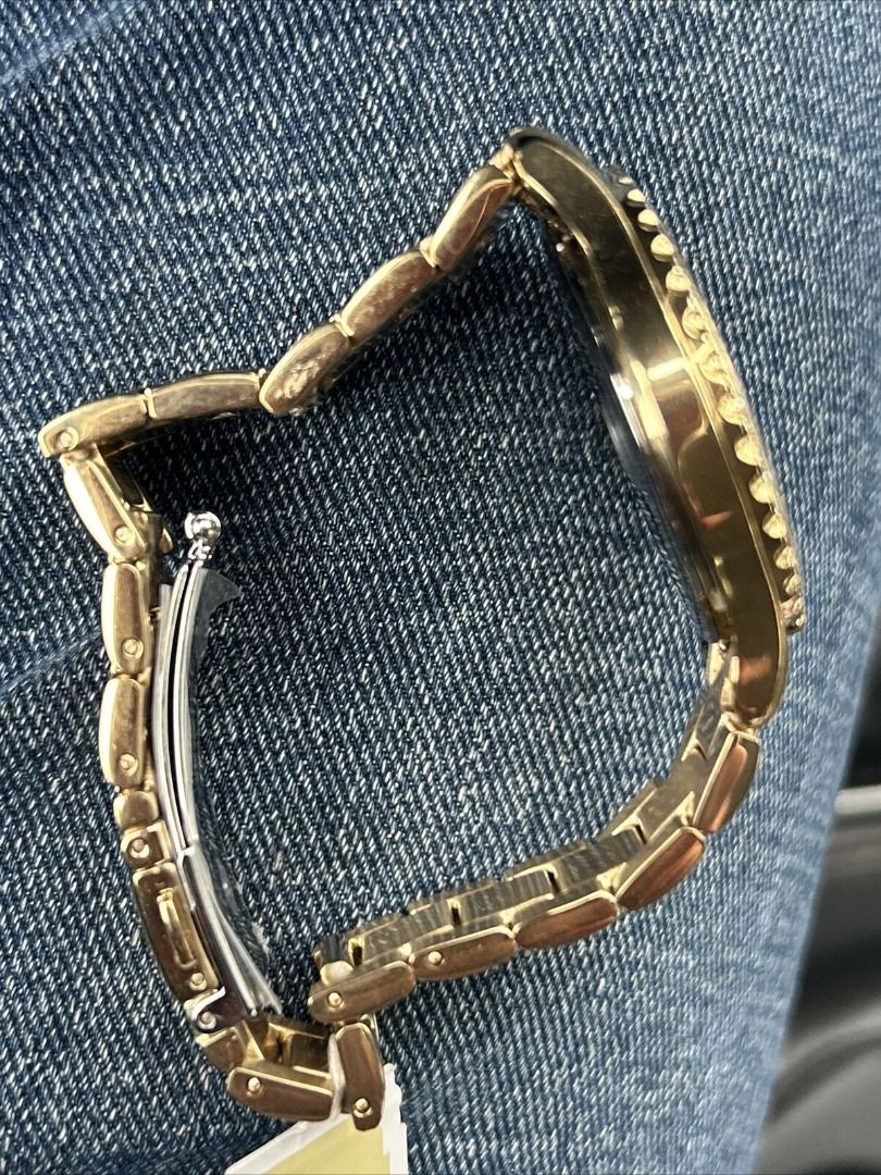 Michael Kors Layton Three-Hand Gold-Tone Stainless Steel Watch, Luxury ...