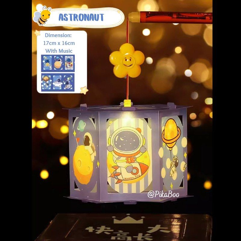 Mid Autumn LED Light DIY Music lantern- Elsa, Spider Man, Hello Kitty ...