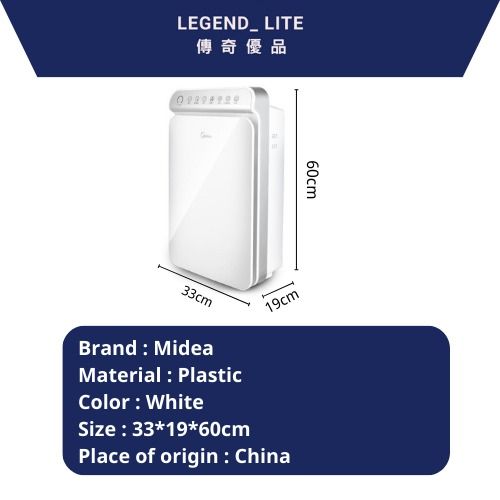 MIDEA AIR PURIFIER KJ30FE-NV HOME APPLIANCES ELECTRONIC, TV & Home Appliances, Air Purifiers ...