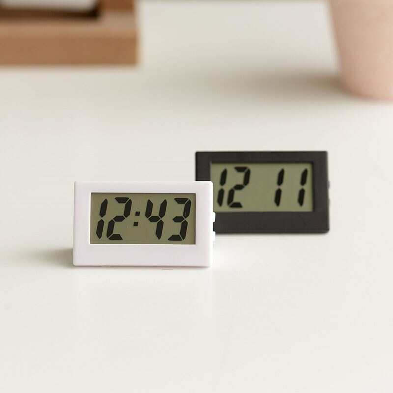 Mini LCD Digital Table Electronic Clock, Furniture & Home Living, Home ...