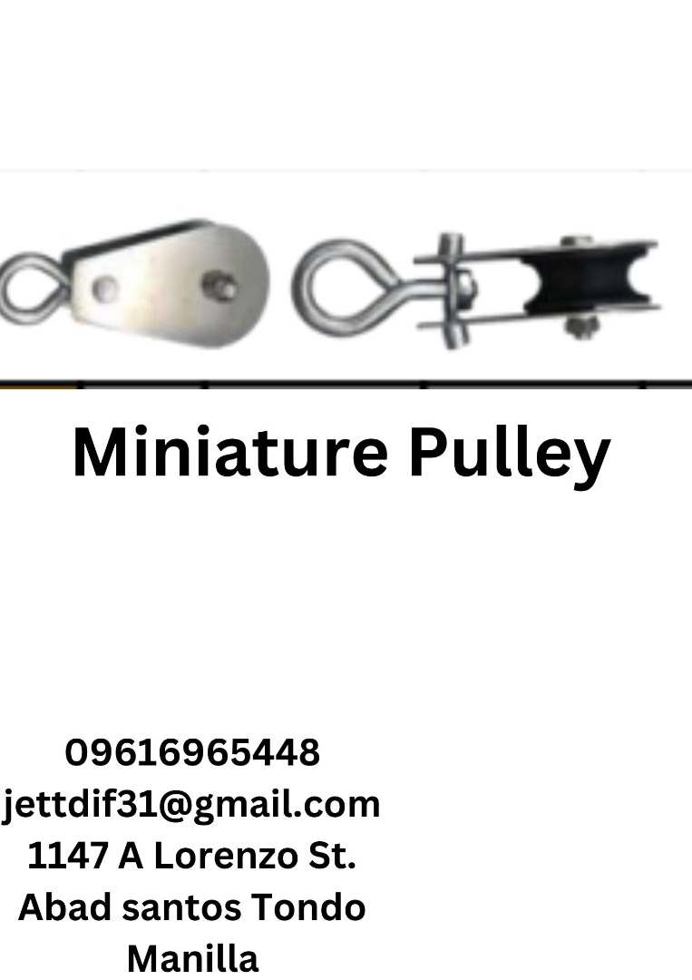 Miniature Pulley, Commercial & Industrial, Construction & Building ...