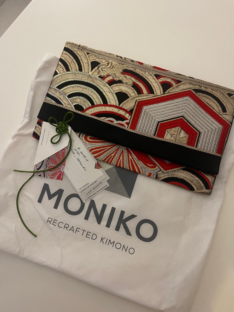 Moniko Clutch, Women's Fashion, Bags & Wallets, Clutches on Carousell