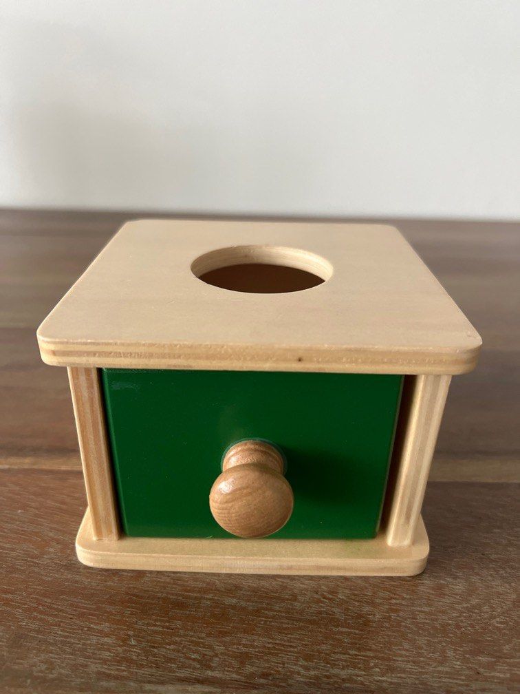 Montessori Ball and Drawer (object permanence box), Babies & Kids ...