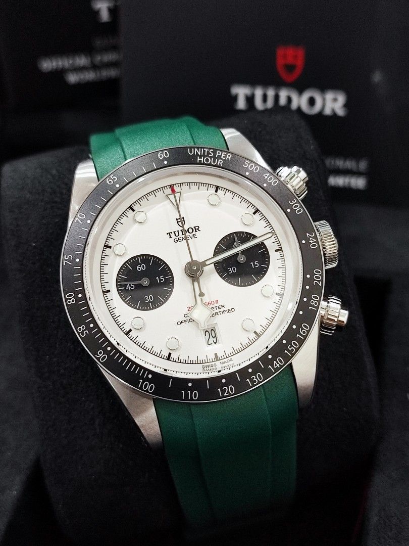 MSKL JOHAN TUDOR M79360N Black Bay Chronograph Panda Like New Men Watch ...