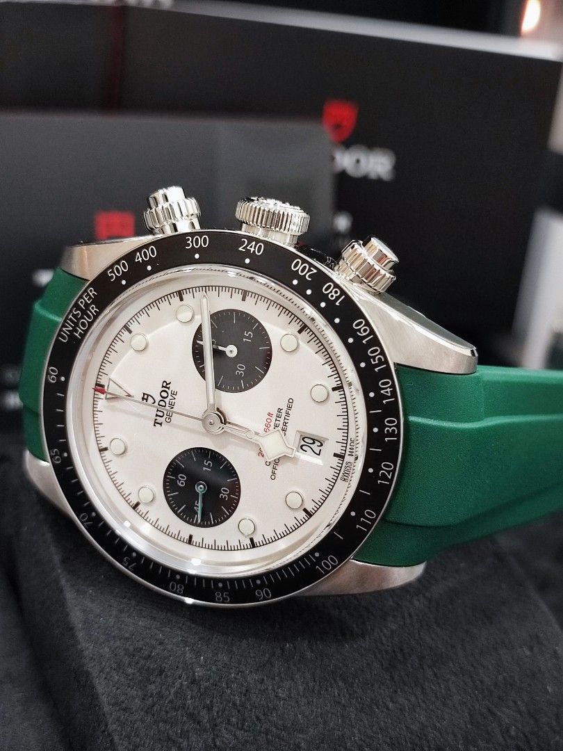 MSKL JOHAN TUDOR M79360N Black Bay Chronograph Panda Like New Men Watch ...