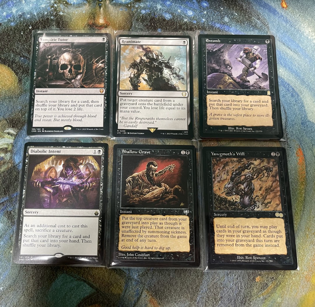 MTG Proxy - Black Staples, Hobbies & Toys, Toys & Games on Carousell