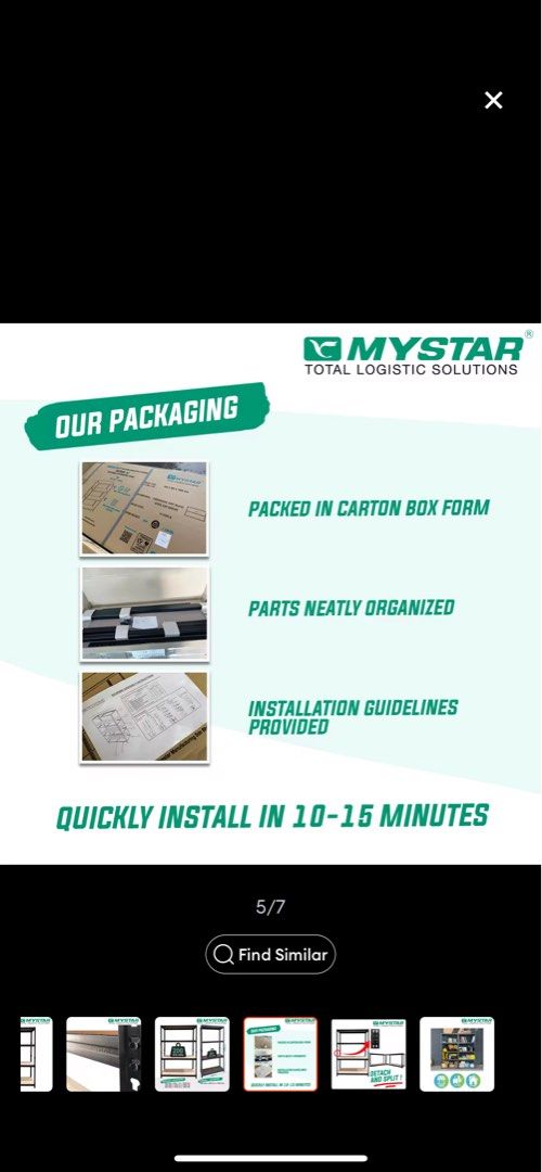 Mystar boltless shelving 2 in 1 economical light duty | Singapore local stock, Furniture & Home ...