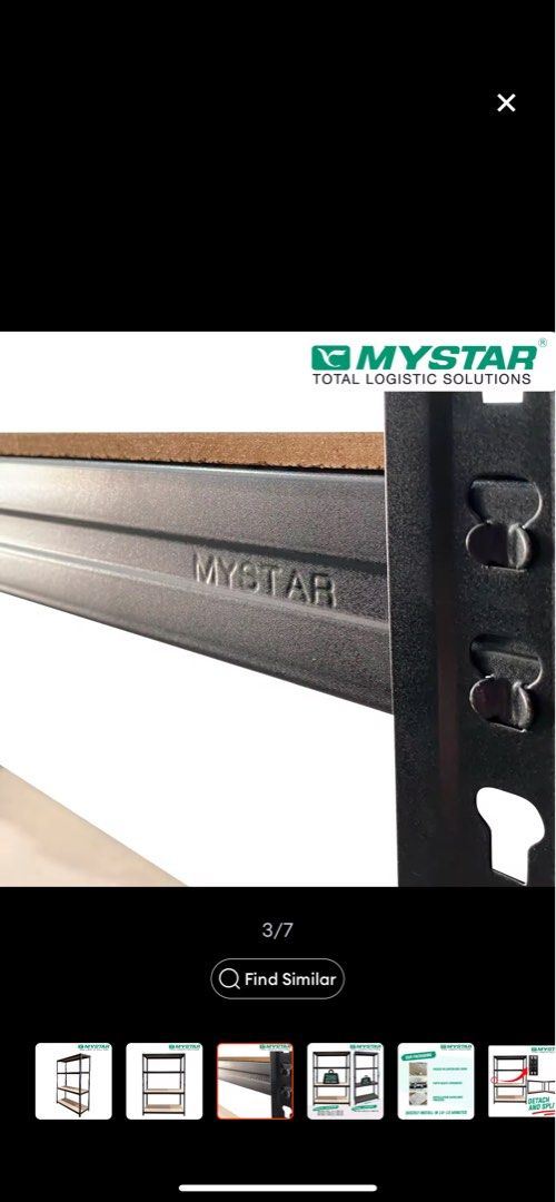 Mystar boltless shelving 2 in 1 economical light duty | Singapore local stock, Furniture & Home ...