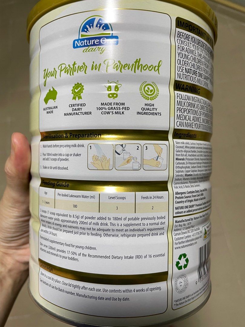 NatureOne Milk Powder, Babies & Kids, Nursing & Feeding, Breastfeeding ...