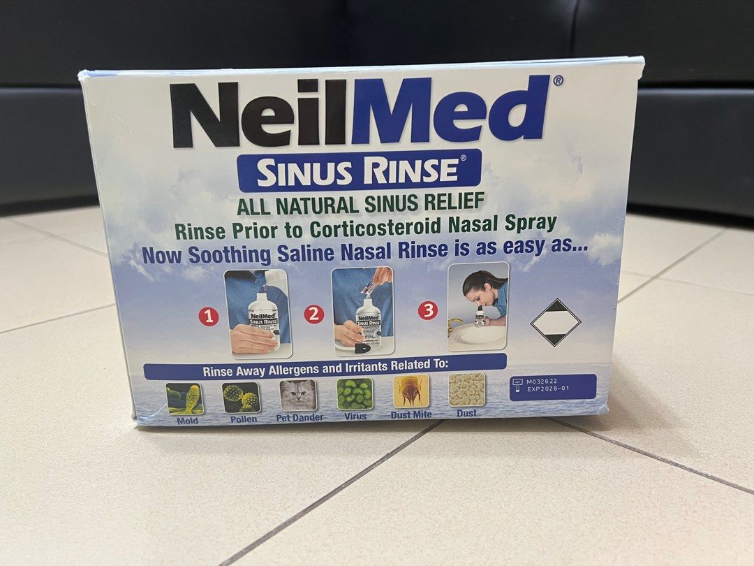 NEILMED Sinus Rinse Nasal Spray, Health & Nutrition, Medical Supplies ...