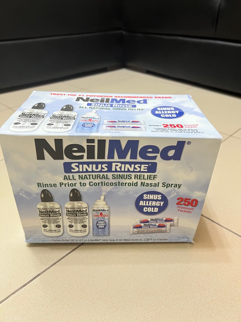 NEILMED Sinus Rinse Nasal Spray, Health & Nutrition, Medical Supplies ...