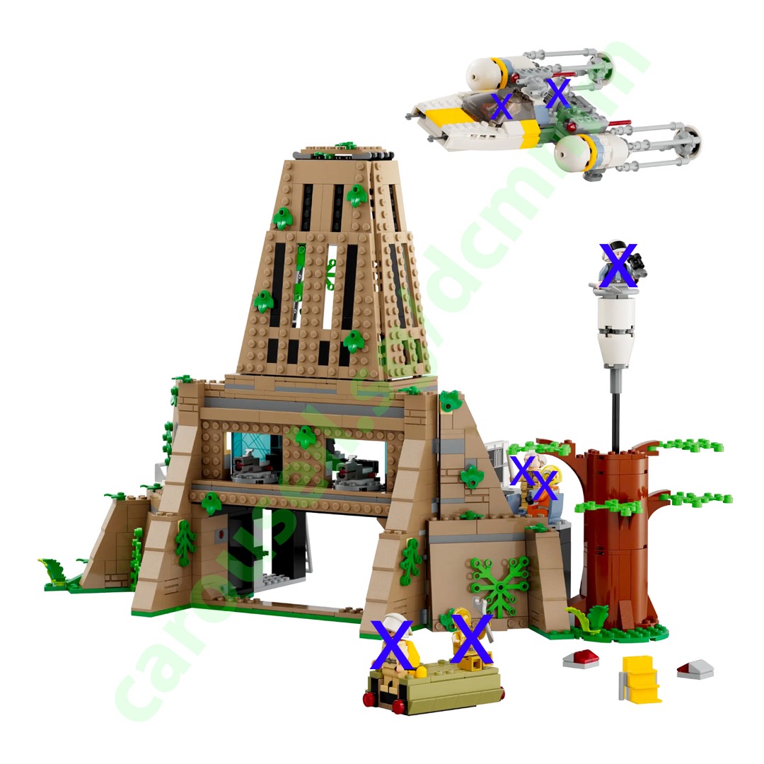 New Unassembled, Build Only, No Minifigures - LEGO Star Wars 75365 ...