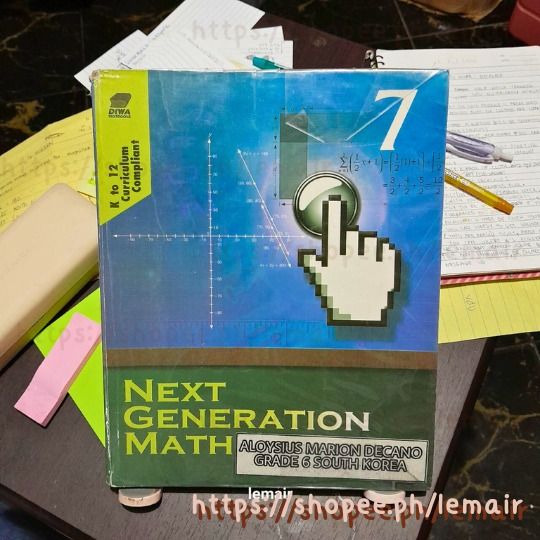 Next Generation Math 7 K to 12 Edition, Hobbies & Toys, Books & Magazines, Textbooks on Carousell