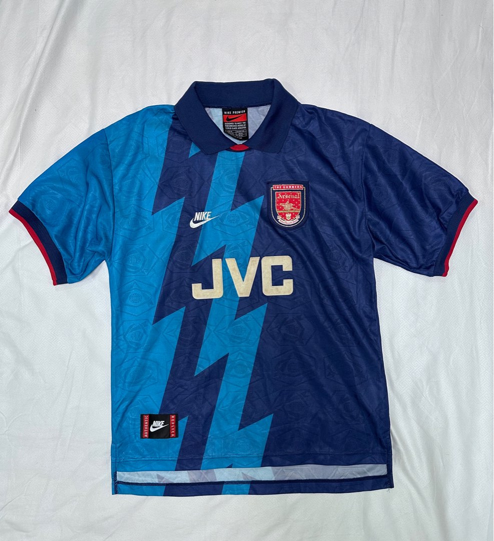 NIKE | Vintage Arsenal 1994-95 Away Jersey, Men's Fashion, Activewear ...