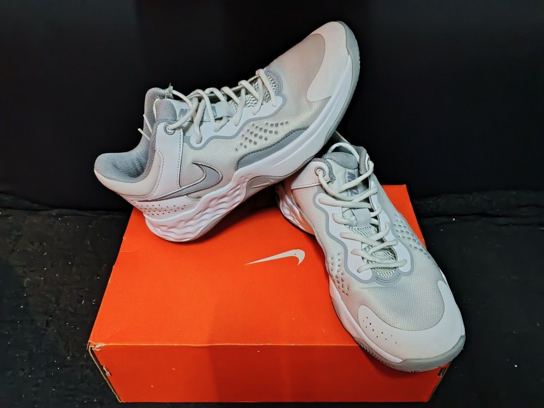 Nike Fly By Mid 3 "White/Wolf Grey" on Carousell