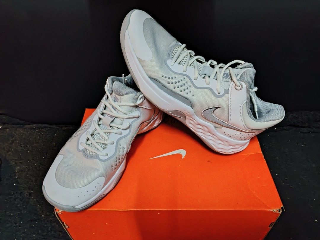 Nike Fly By Mid 3 "White/Wolf Grey" on Carousell
