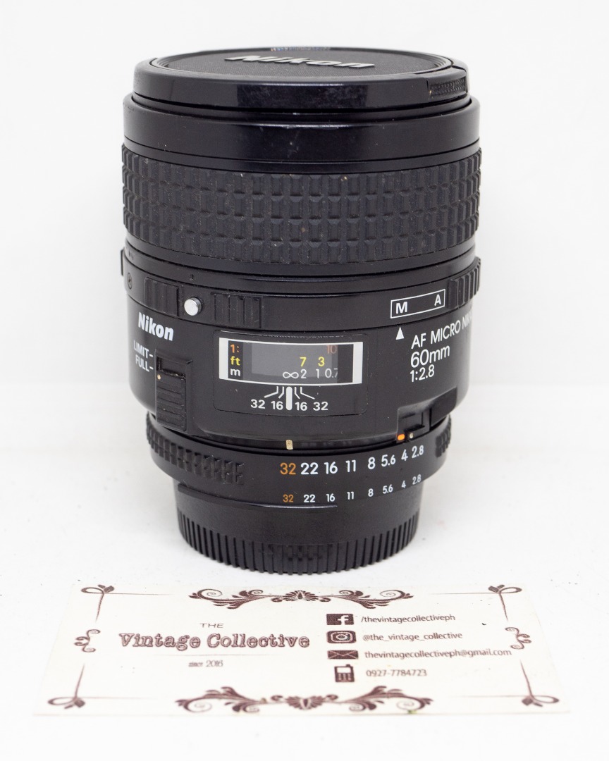 Nikon AF Micro NIKKOR 60mm F2.8 D Macro Prime lens, Photography, Lens & Kits on Carousell