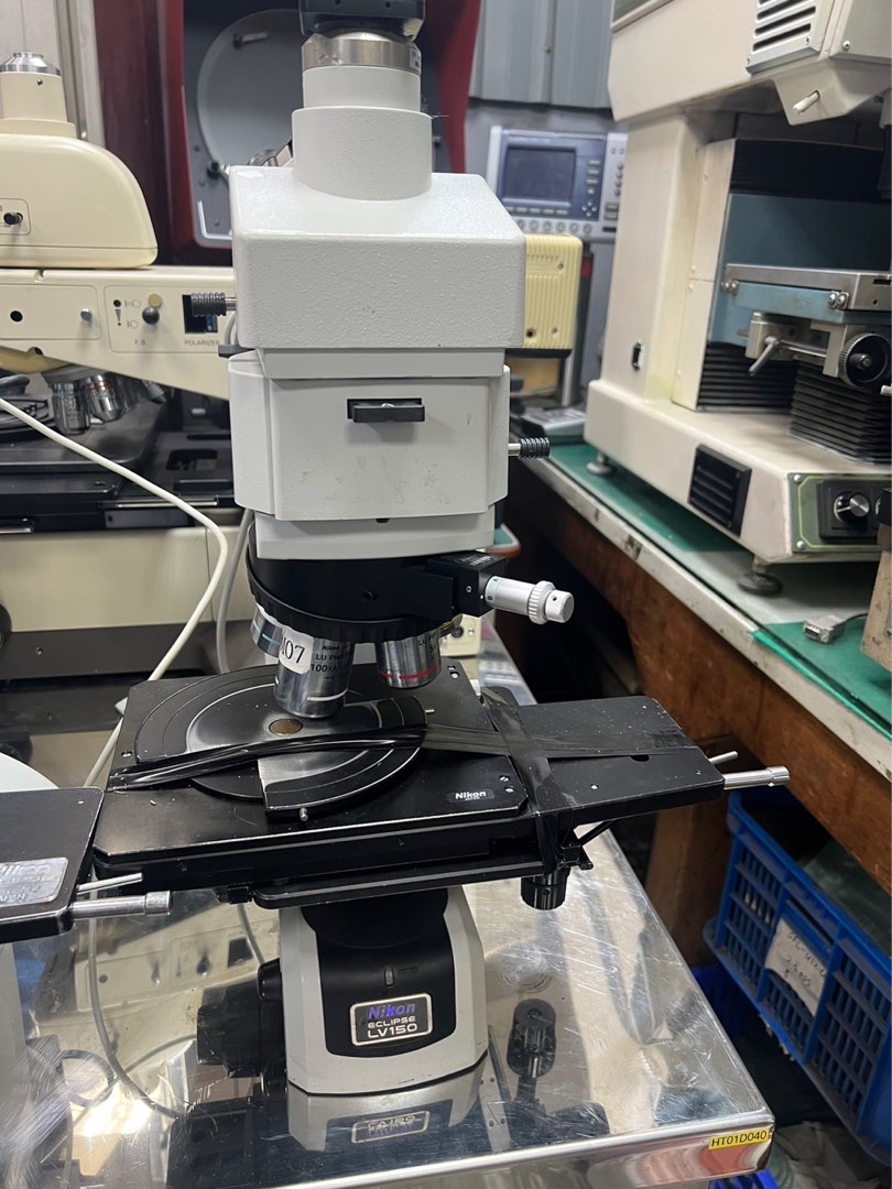 Nikon gold imaging microscope LV-150, magnification 50, 100, 200, 500 ...