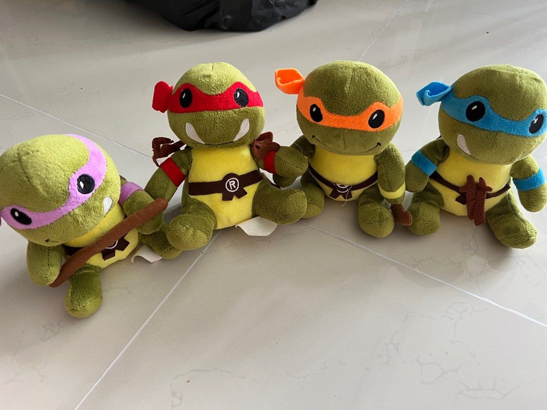 Ninja Turtle Gang Stuff toy, Babies & Kids, Infant Playtime on Carousell