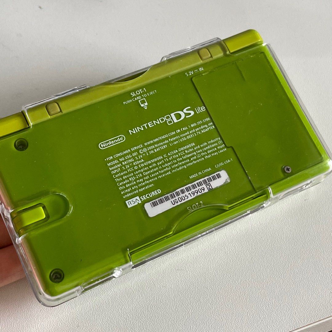 Nintendo DS lite nds lite ndsl 歐版限定 綠色, 電子遊戲, 電子遊戲機, Nintendo 任天堂 - Carousell