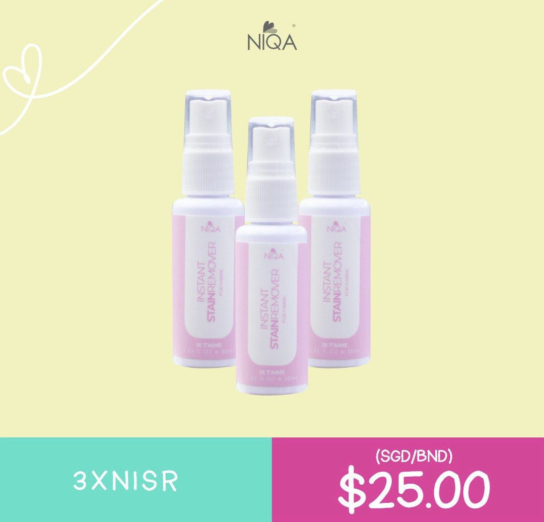 NIQA Instant Stain Remover (Trio Combo), Furniture & Home Living ...