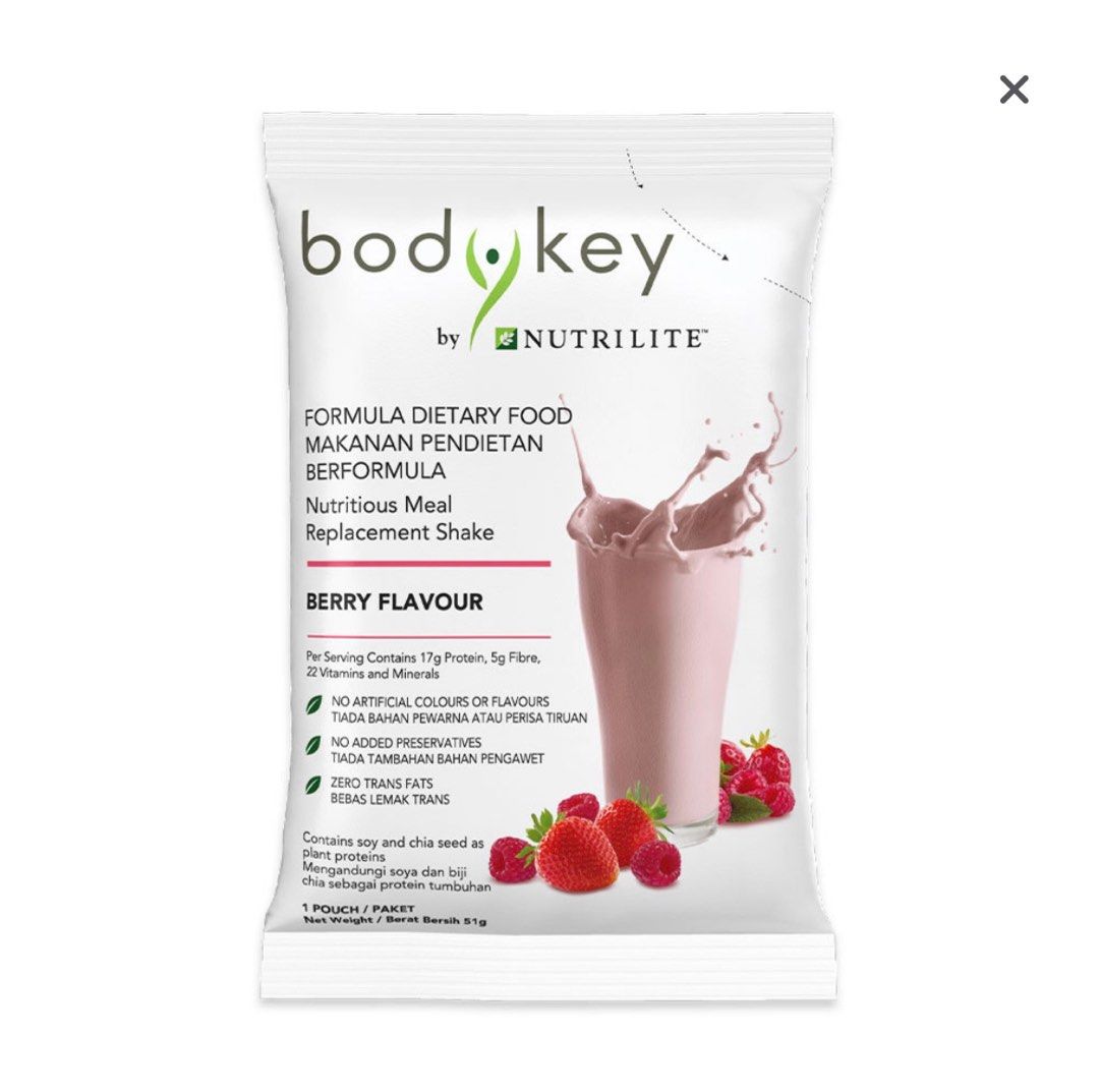 Nutrilite Bodykey Meal Replacement Shake, Health & Nutrition, Health ...