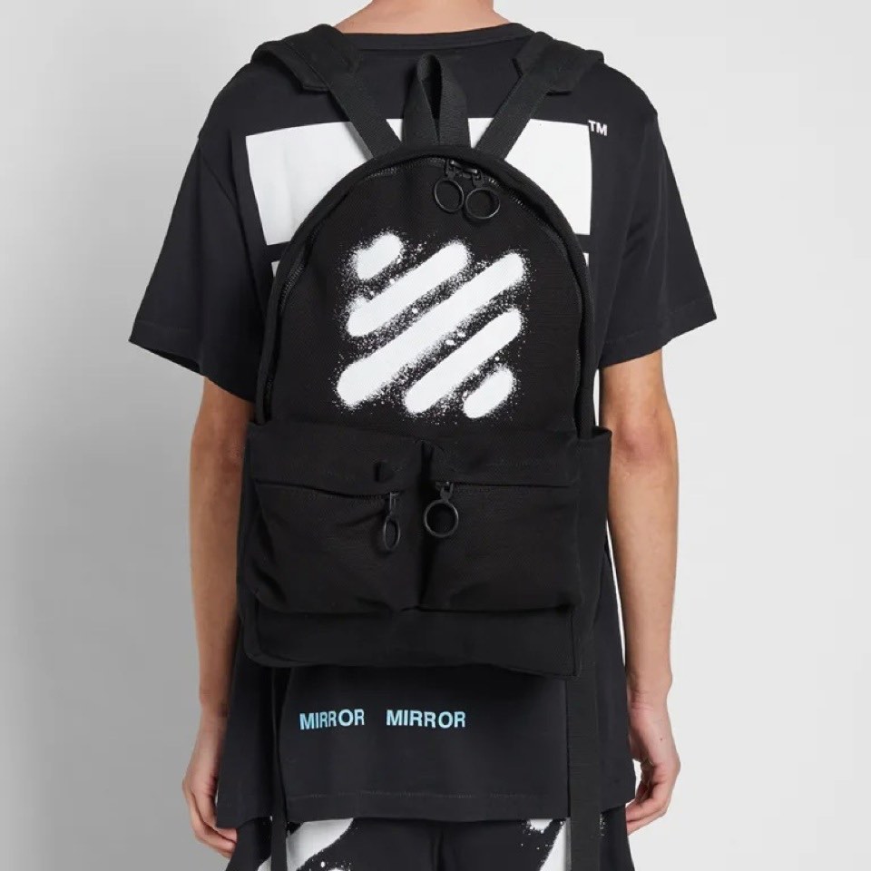 Off-White - S/S 17 - Diag Spray Backpack on Carousell