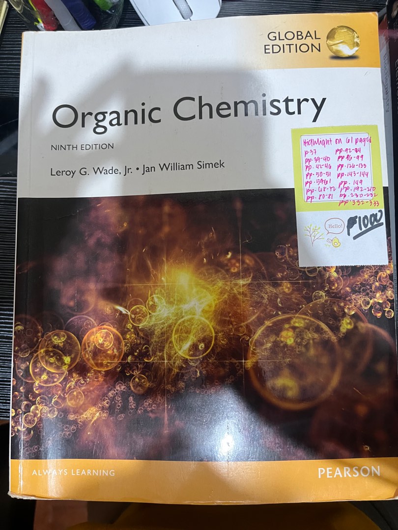 Organic Chemistry 9th Edition on Carousell Organic Chemistry 9th Edition on Carousell