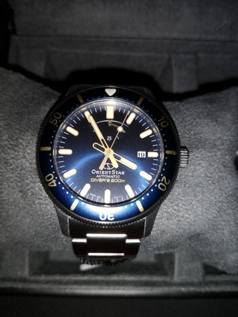 Orient Star Diver 200m Limited Edition Blue, Luxury, Watches on Carousell