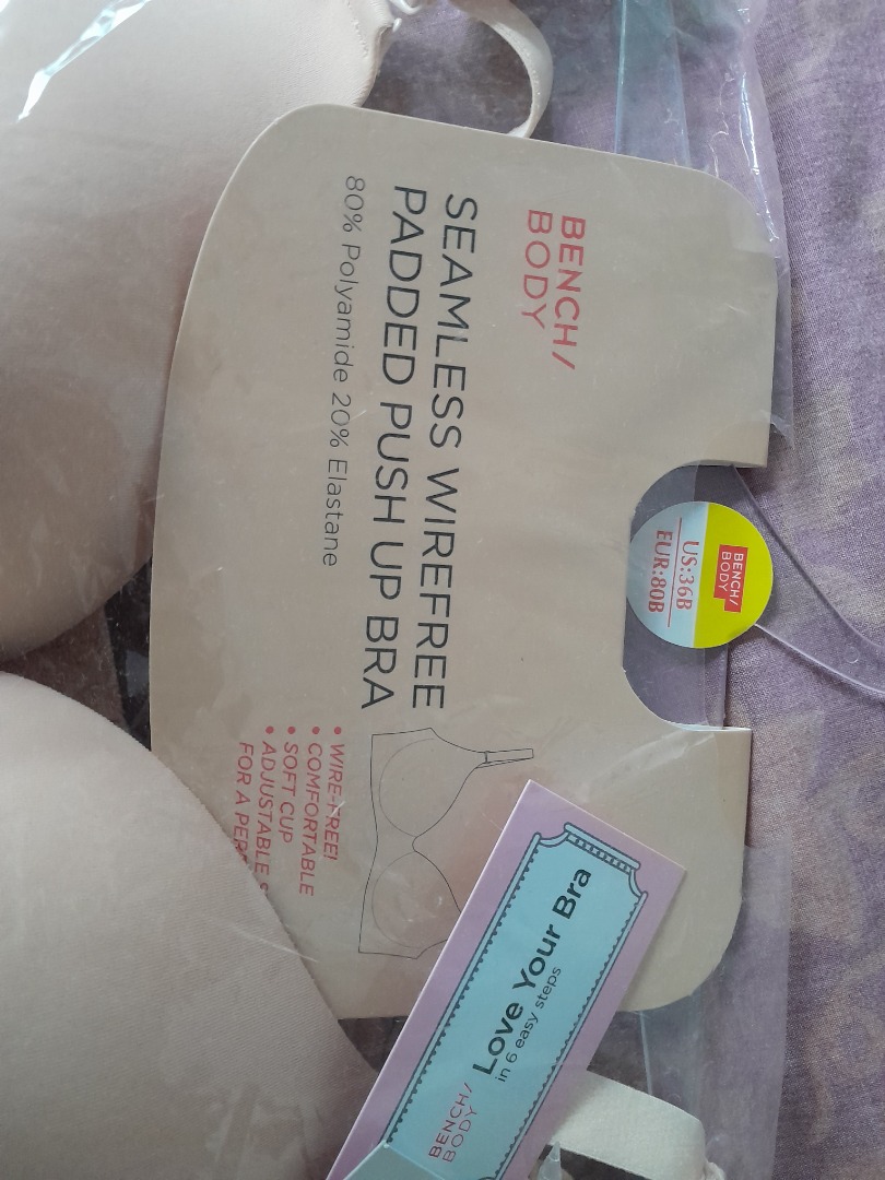 Orig Bench Seamless Wireless Bra 36B Brand New on Carousell