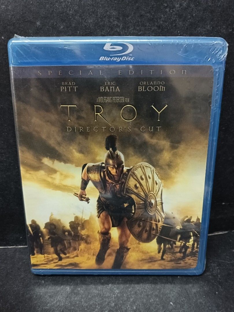 Original Blu-ray Disc: TROY - Brad Pitt, Eric BANA, Orlando Bloom (Region A) BLURAY -NEW ...