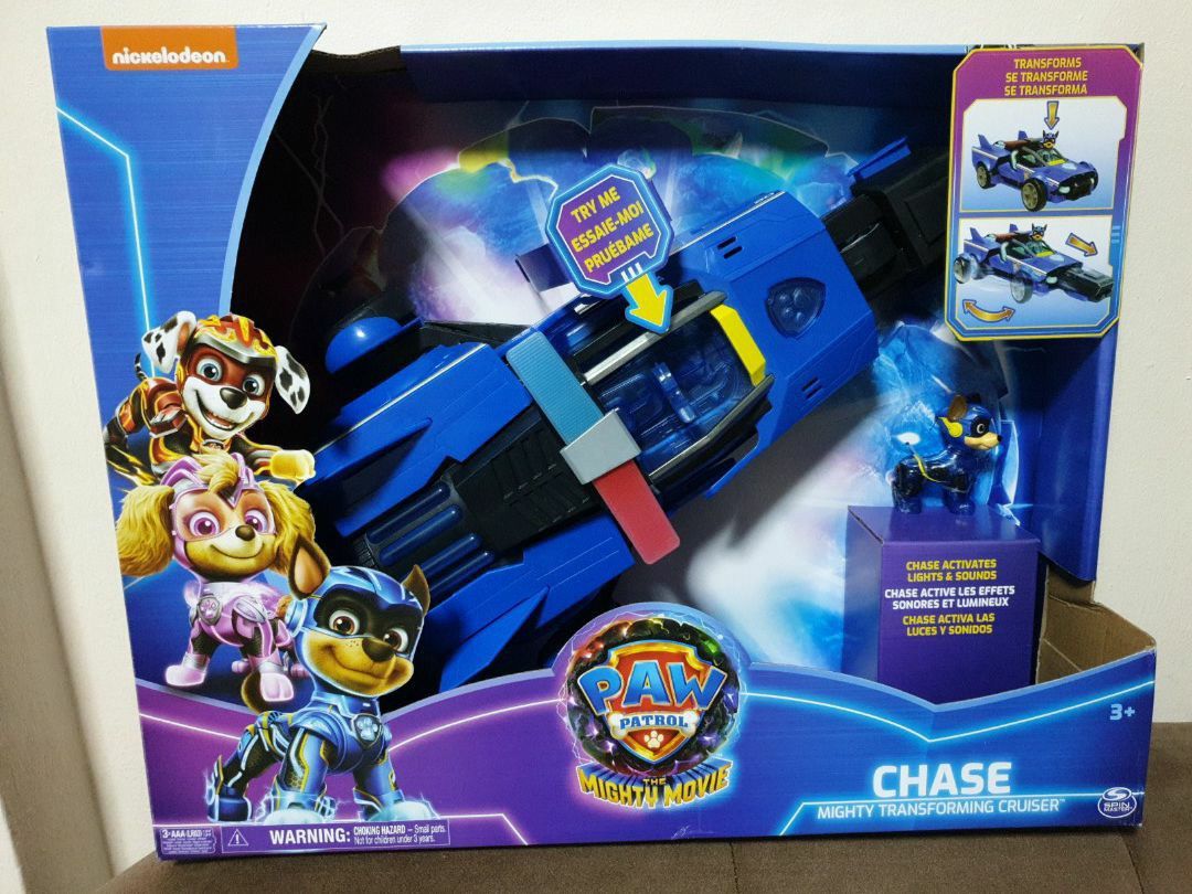 Paw Patrol Chase mighty transforming cruiser, Hobbies & Toys, Toys & Games on Carousell