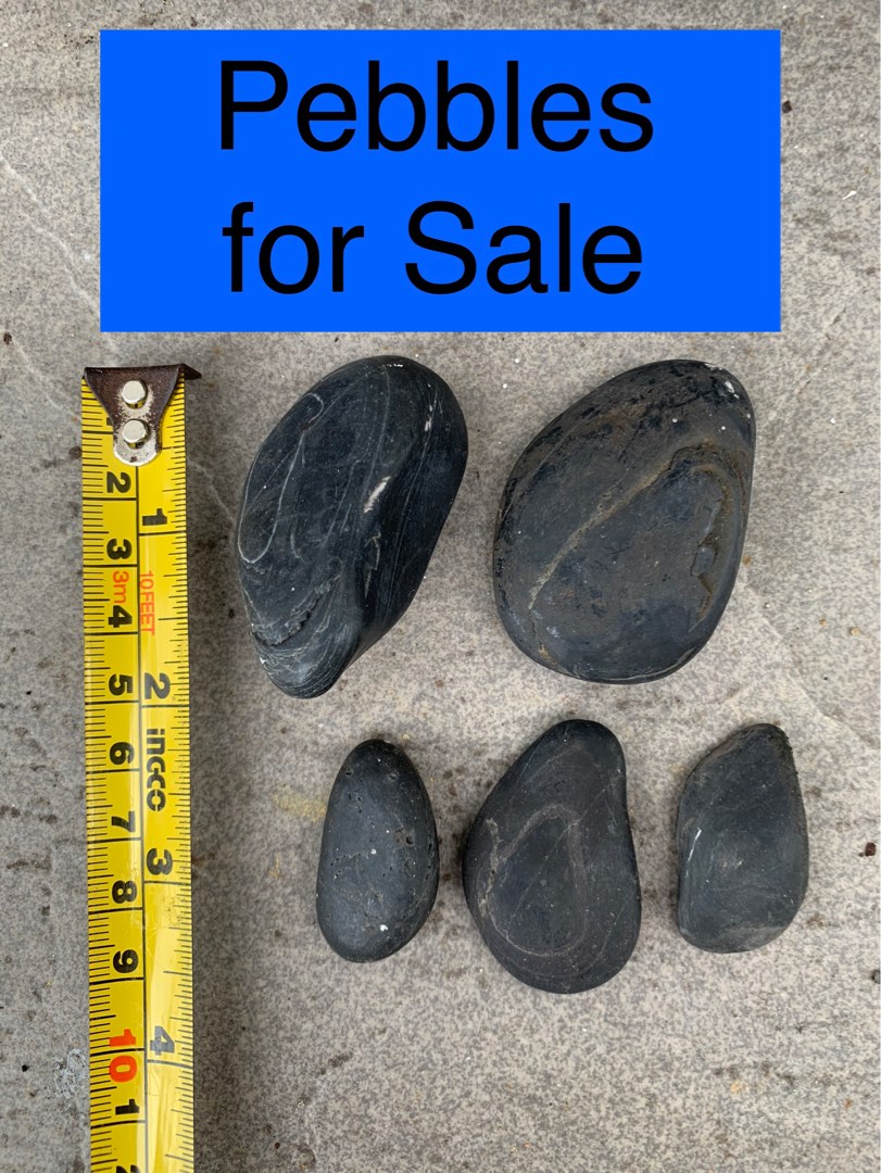 Pebbles of all sizes for sale, Furniture & Home Living, Home Decor ...