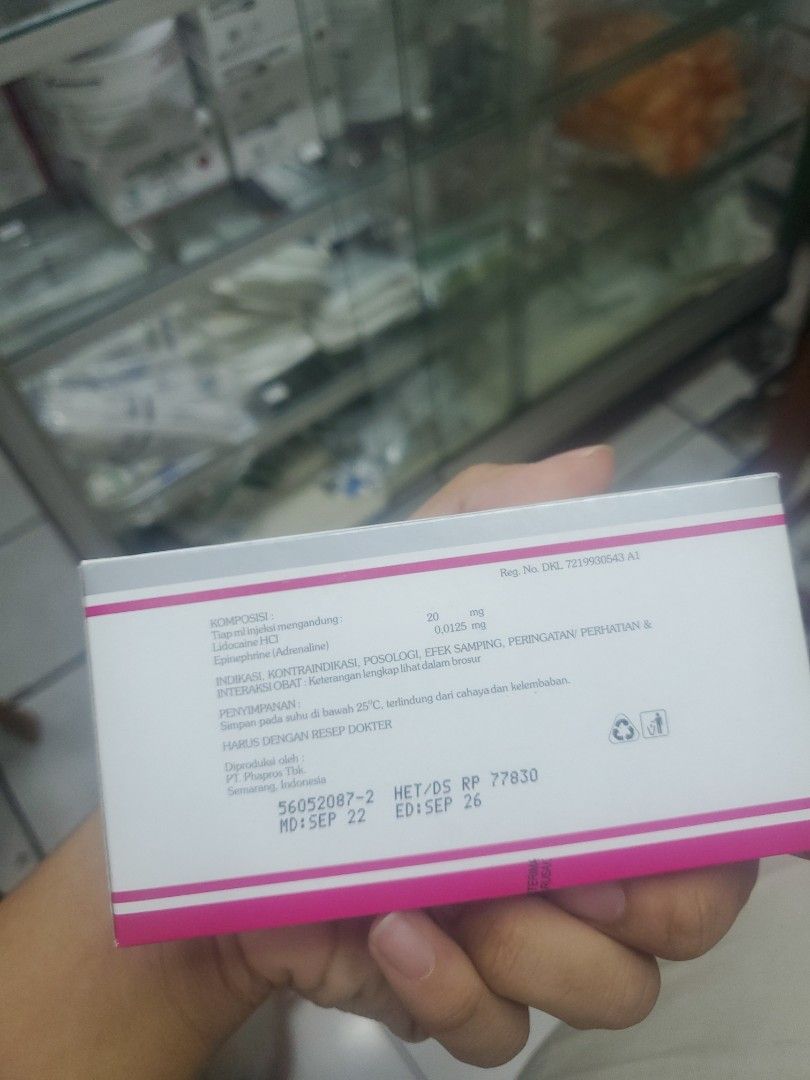 Pehacain injek isi 20 ampul, Kesehatan & Kecantikan, Kulit, Sabun ...