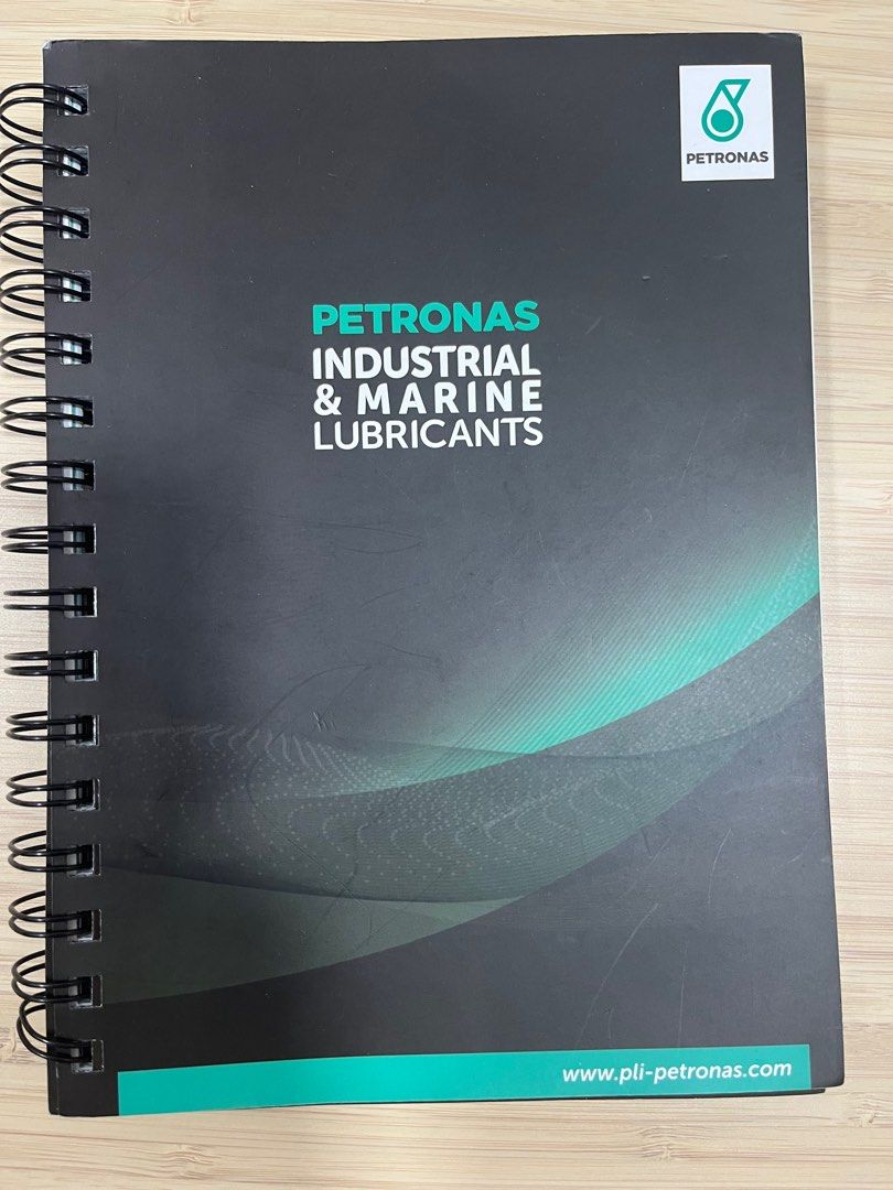 PETRONAS Industrial & Marine Lubricant Planner/Organizer Notebook ...