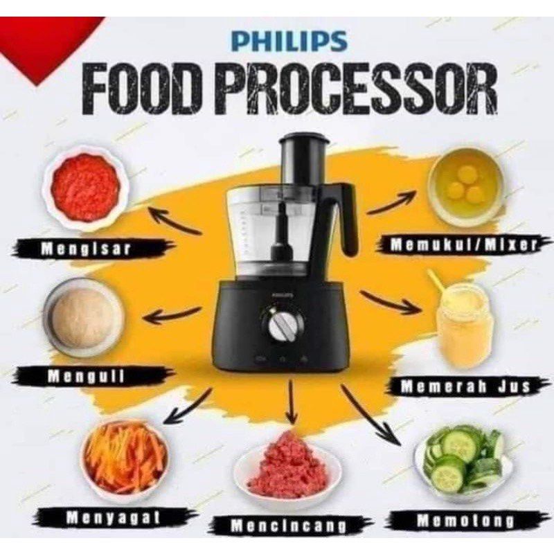 Philips Food Processor 7000 Series, TV & Home Appliances, Kitchen ...