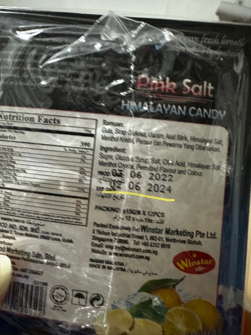 Pink Salt Himalayan Candy, Food & Drinks, Packaged & Instant Food on ...