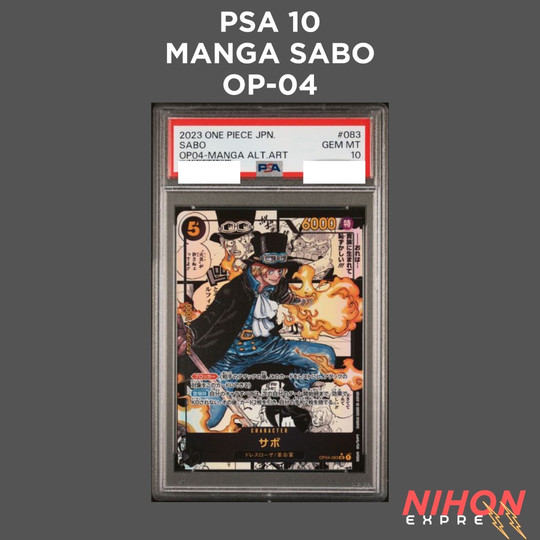 [PO] PSA 10 MANGA SABO OP-04, Hobbies & Toys, Toys & Games on Carousell