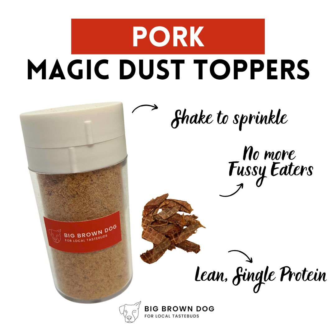 Pork Magic Dust Meal Mixer Toppers (Dog Treats, Cat Treats, Pet Treats ...