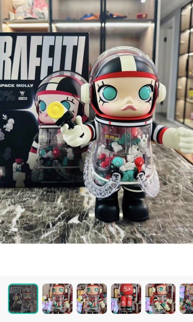 Preorder (Confirmed Design) - Pop Mart Popmart popmart Molly Space 400% ...