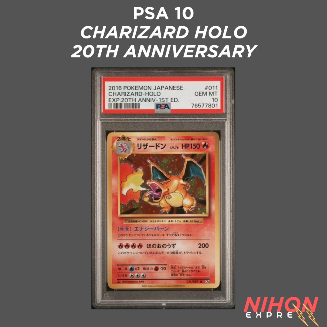 [PSA 10] 20TH ANNIVERSARY CHARIZARD HOLO, Hobbies & Toys, Toys & Games on Carousell