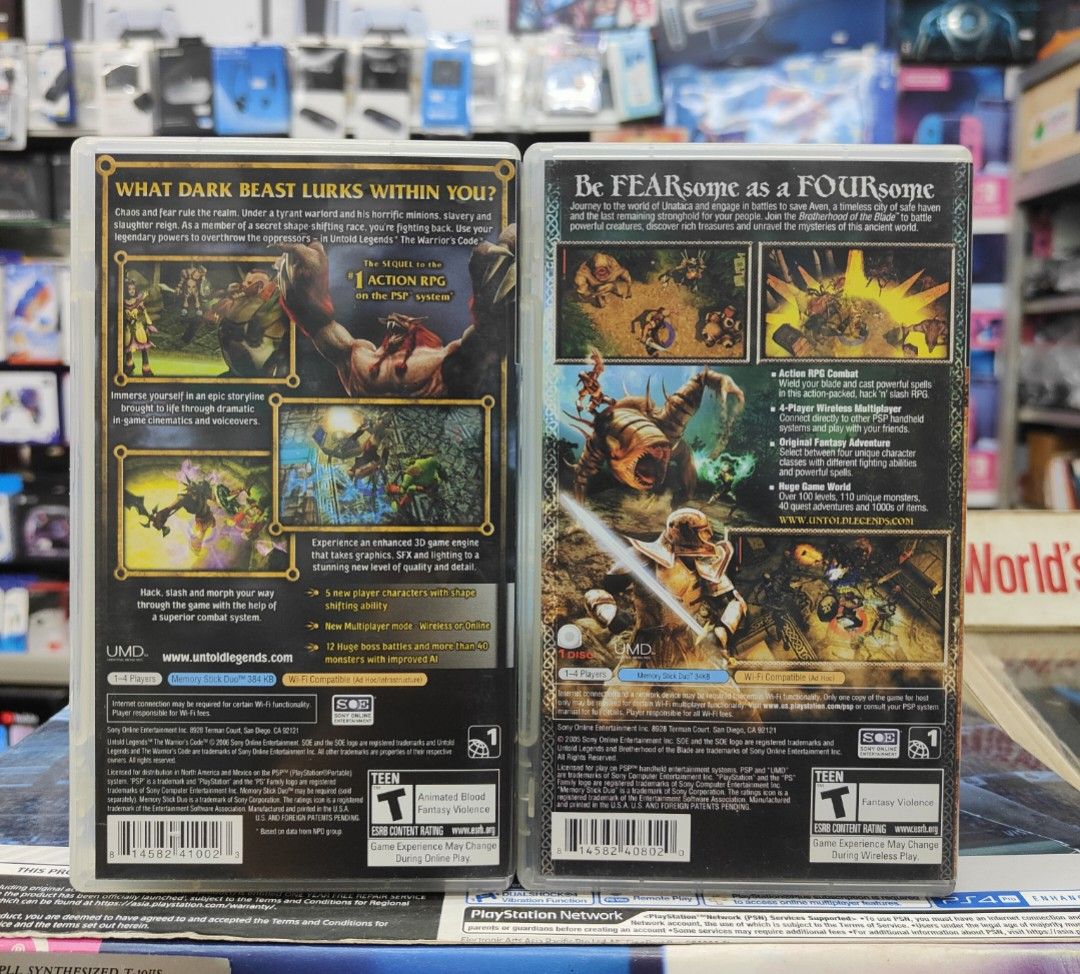 PSP Untold Legends, Video Gaming, Video Games, PlayStation on Carousell