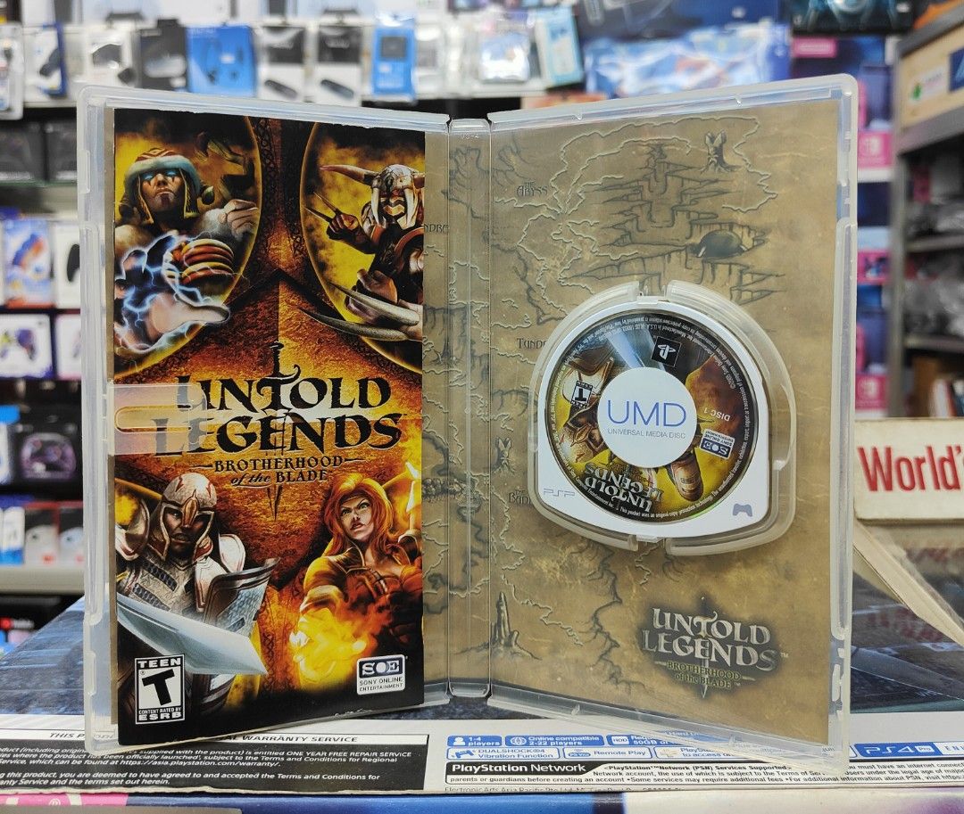 PSP Untold Legends, Video Gaming, Video Games, PlayStation on Carousell