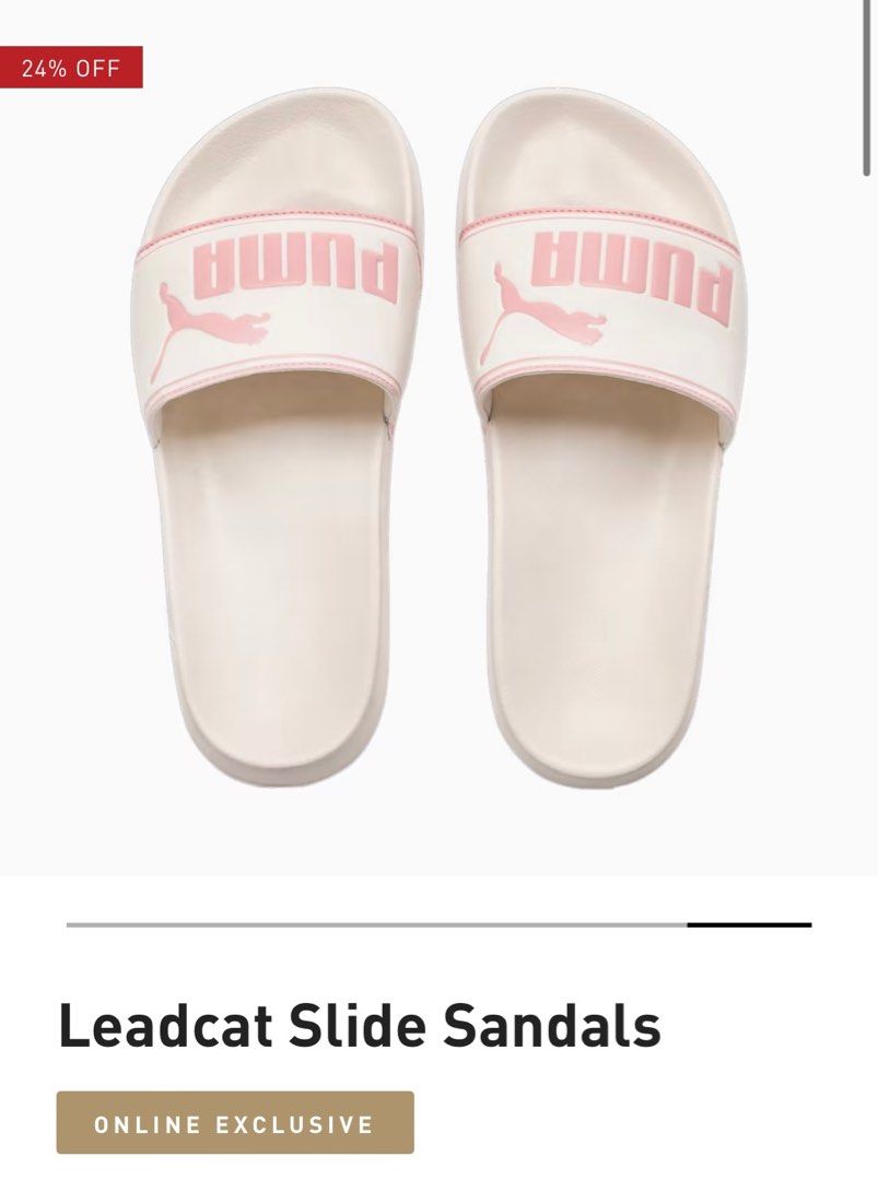 Puma Leadcat Slides, Women's Fashion, Footwear, Sandals on Carousell