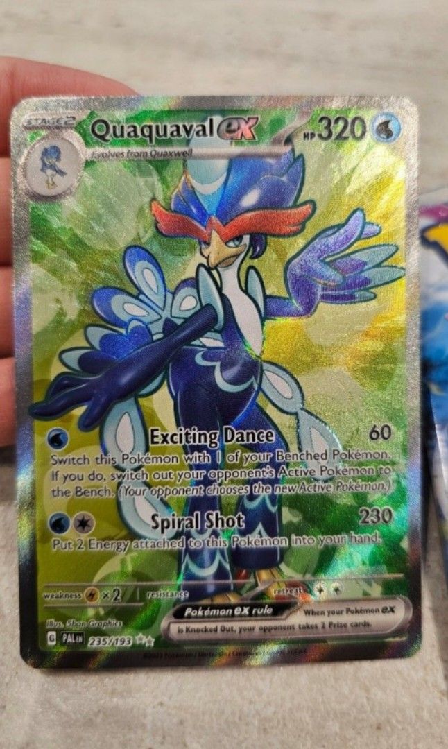 Quaquaval ex Paldea Evolved, Hobbies & Toys, Toys & Games on Carousell