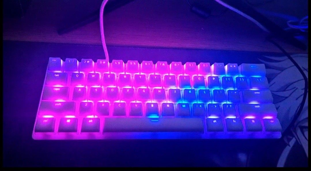 Razer huntsman mini with phantom keycaps, Computers & Tech, Parts ...