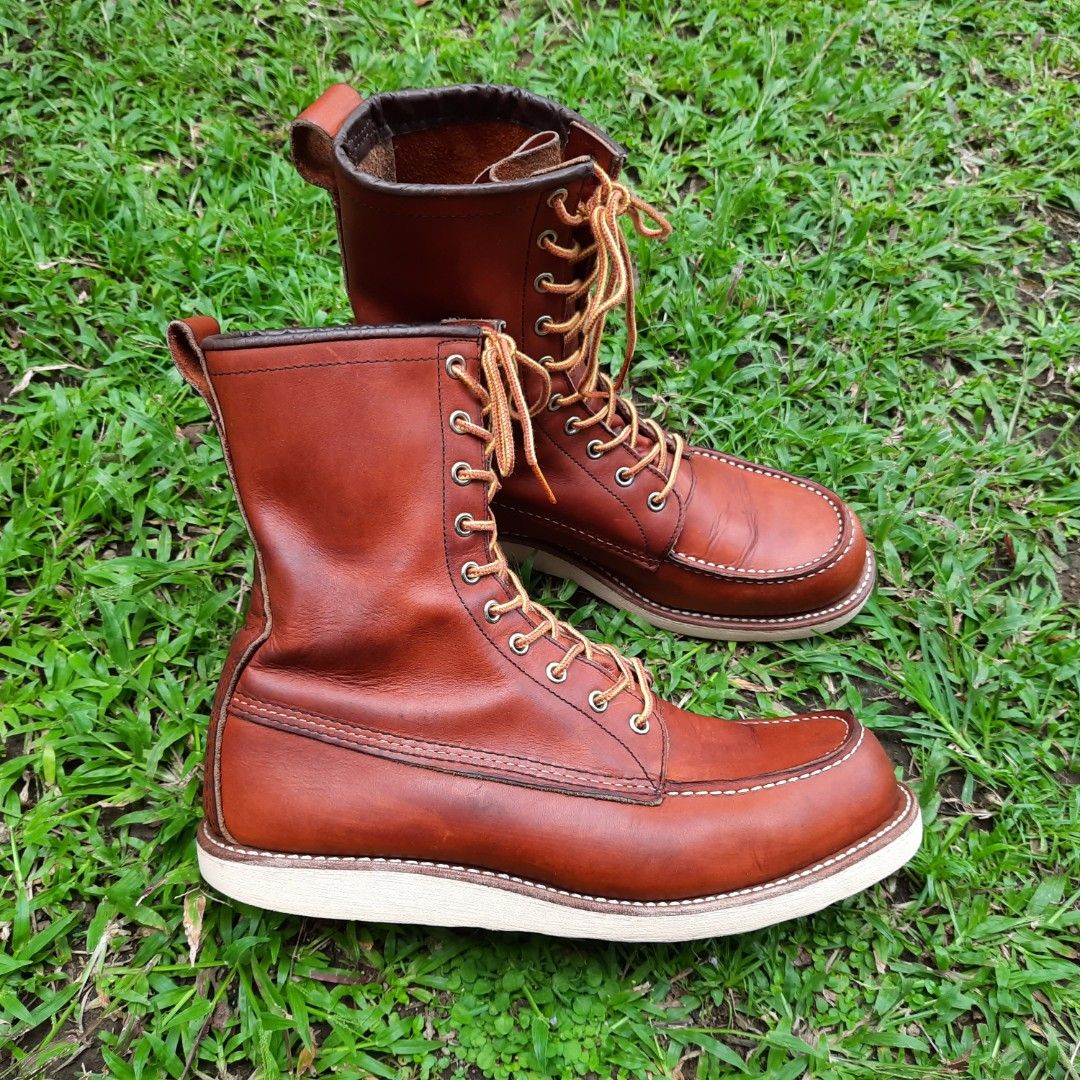 Red Wing 877 Oro Legacy 8"Moc Toe Redwing on Carousell