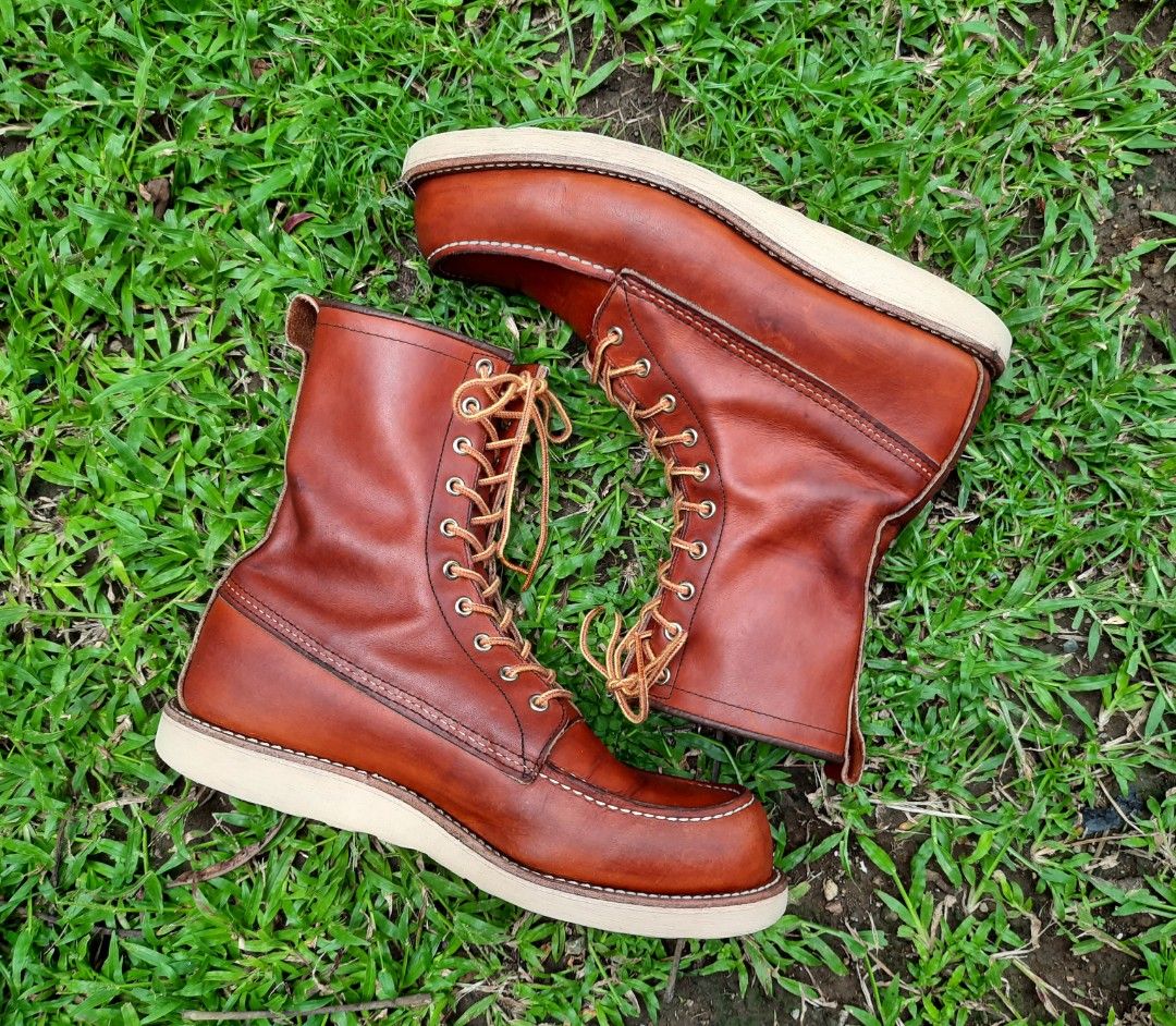 Red Wing 877 Oro Legacy 8"Moc Toe Redwing on Carousell